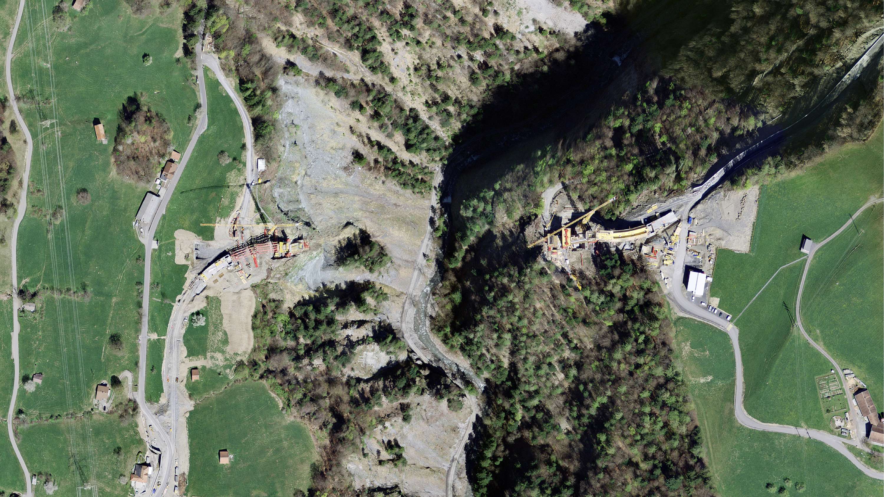 After 4 years of construction, the largest arch bridge in Switzerland ...
